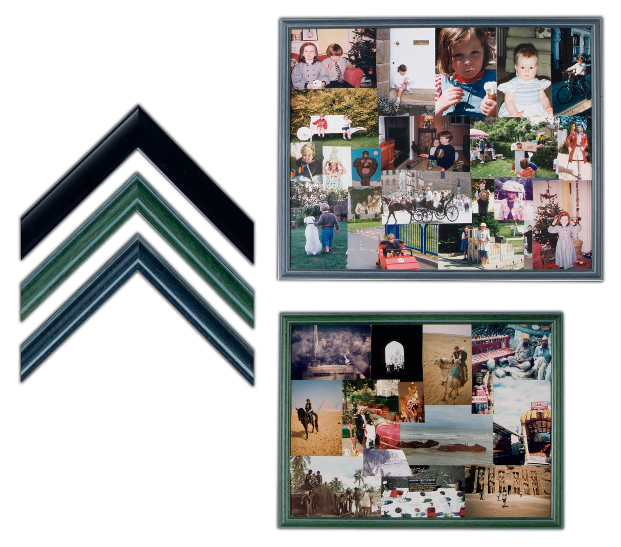 Self Adhesive Montage Frames (Blue)